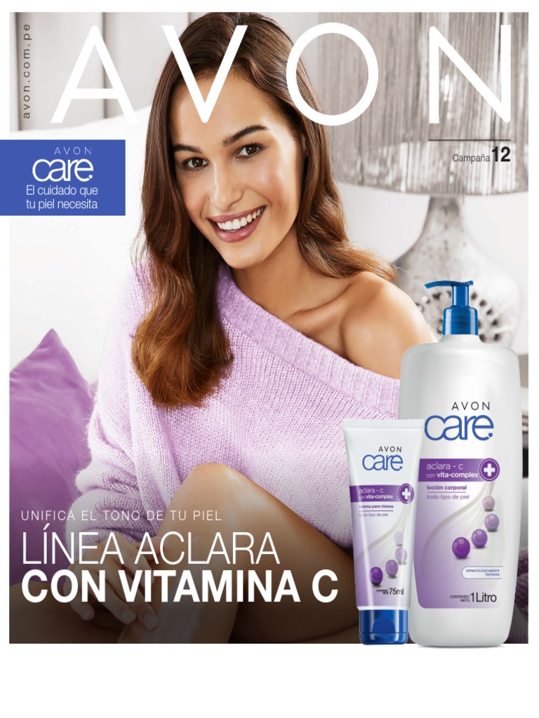 Catlogo Avon C12 2020 PDF | PDF | Protector solar | Aceite de coco