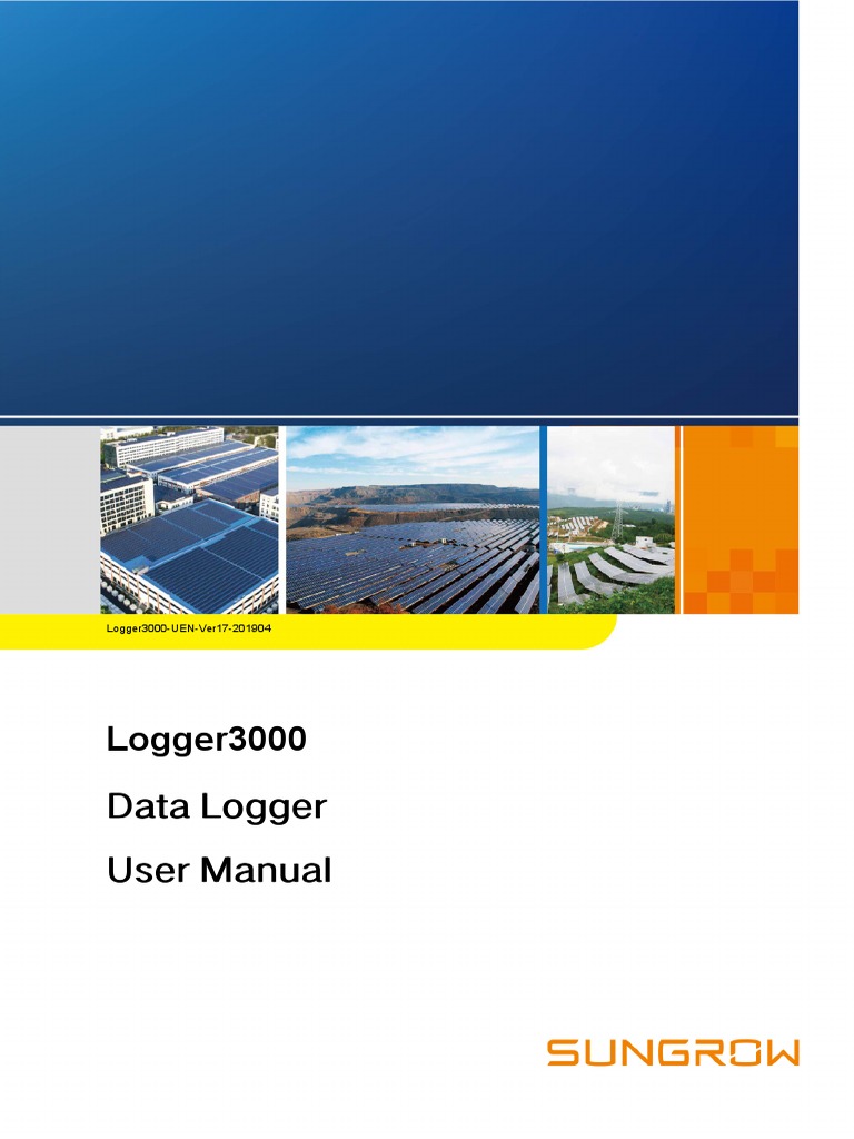 Logger3000 UEN Ver17 201904 PDF | PDF | Power Supply | Programmable ...