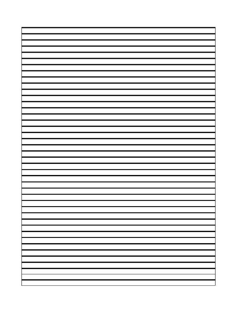 LINEAS para Escribir Recto | PDF