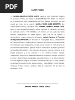 Carta Poder Honduras | PDF