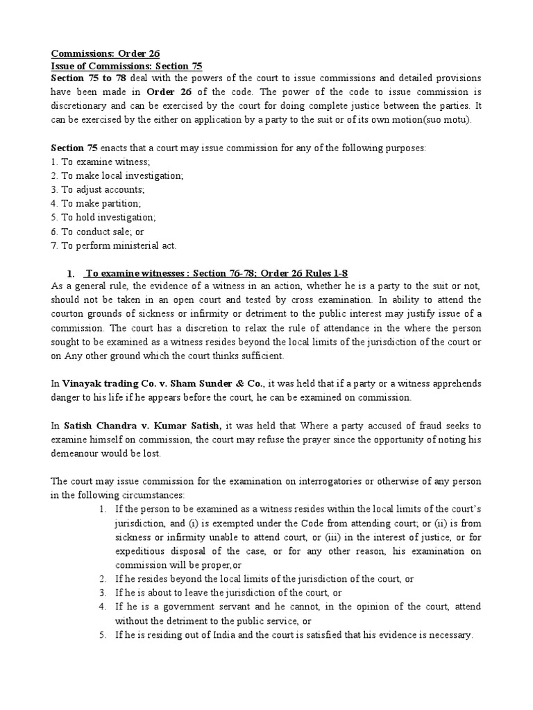 Power and Function of Commission | Download Free PDF | Judiciaries ...