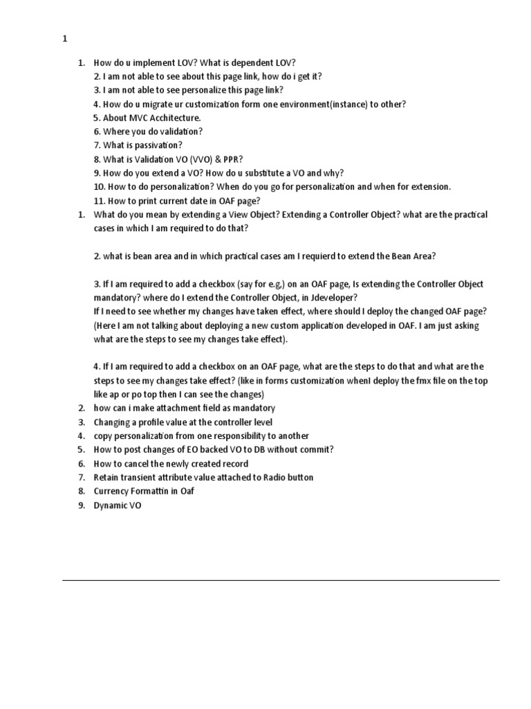 Oafinterview | PDF | Model–View–Controller | Software Development