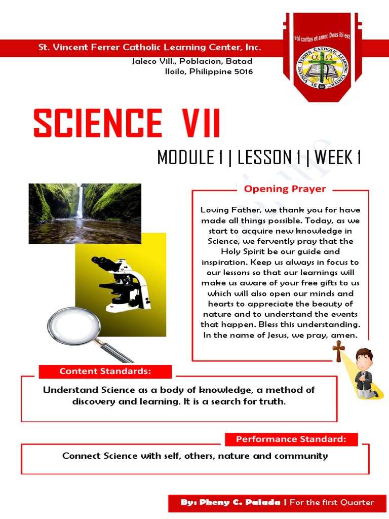 Science 7 Module 1 PDF | PDF | Prayer | Science