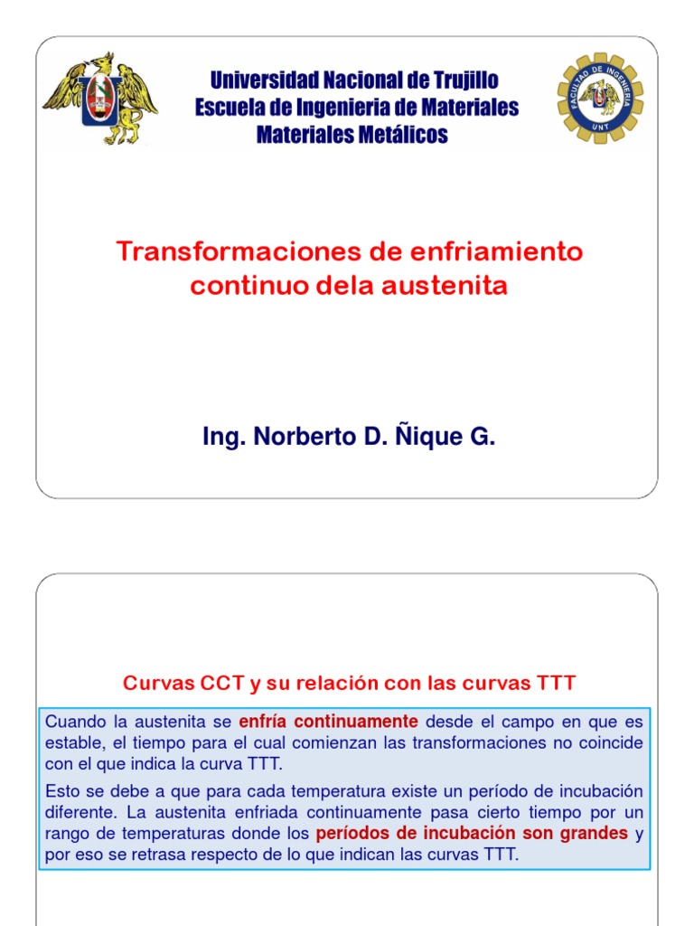 6 - Diagramas CCT 2018 | PDF | Acero | Metalurgia