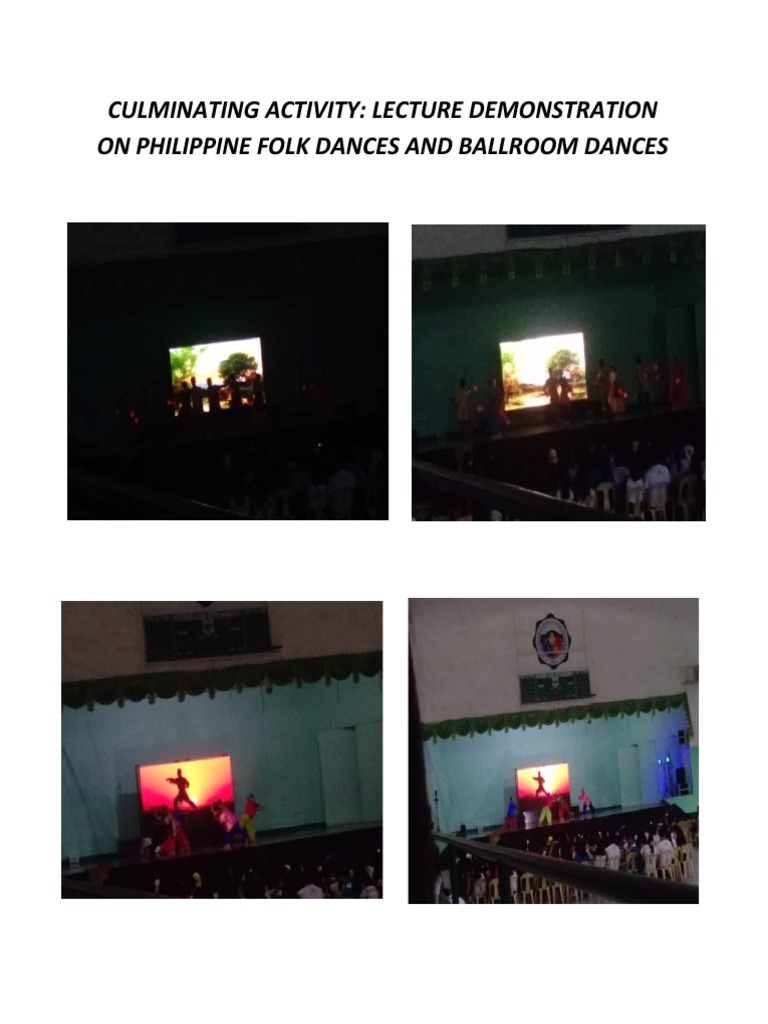 PED02 CULMINATIng Activity | PDF | Ethnic Groups | Competitive Dance