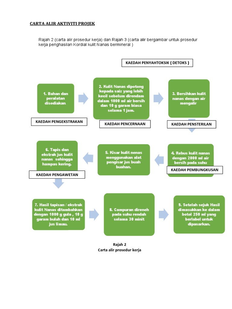 Carta Alir Projek Inovasi NANAS | PDF