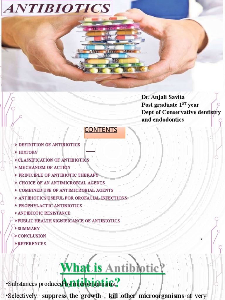 Antibiotics in Dentistry Final Version | PDF | Penicillin | Beta Lactamase