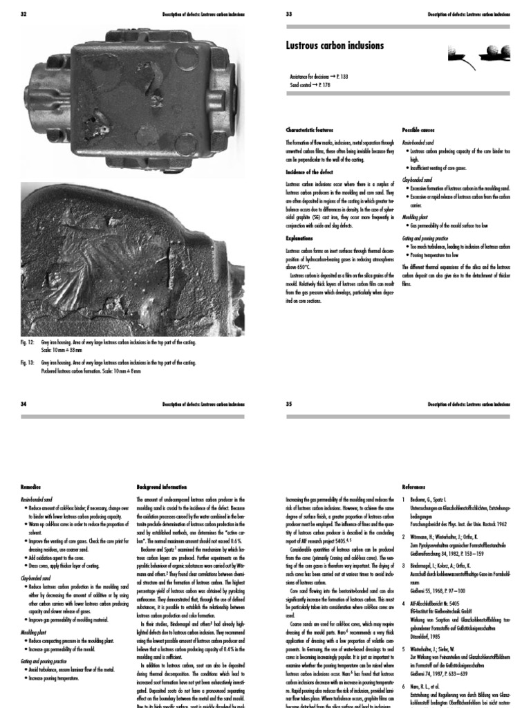 05 Lustrous Carbon Incl PDF | PDF | Casting (Metalworking) | Carbon