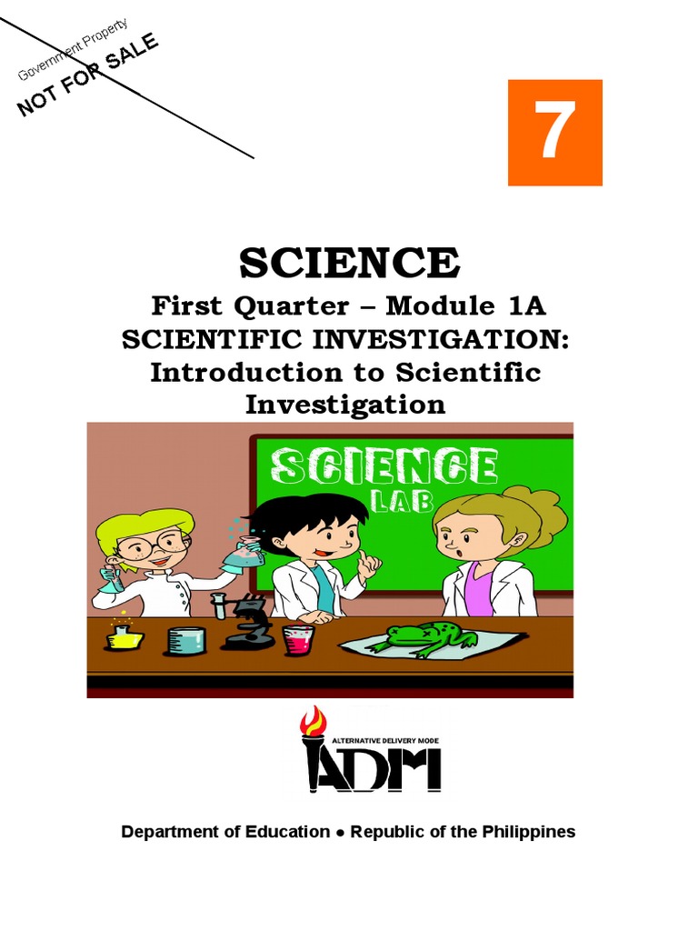 Science7 - q1 - Mod1a - Introduction To Scientific Investigation - v3 ...