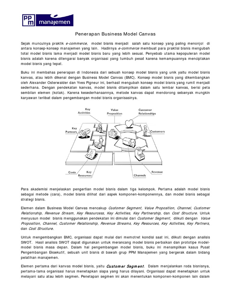 Penerapan Business Model Canvas di Indonesia | PDF