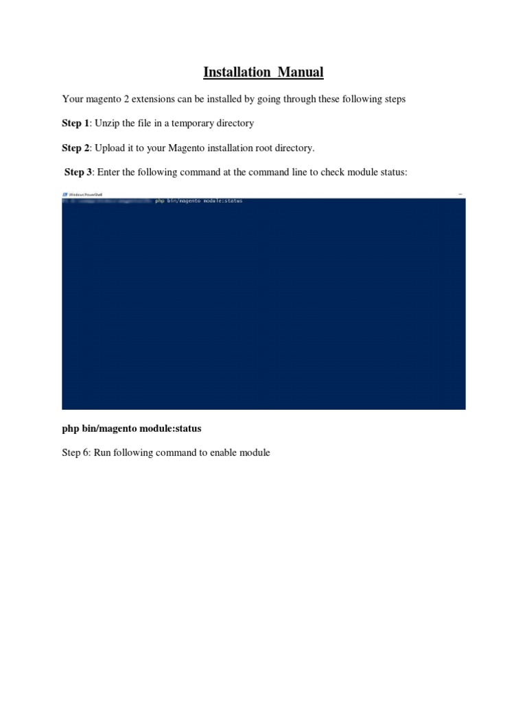 Installation Manual: Your Magento 2 Extensions Can Be Installed by ...