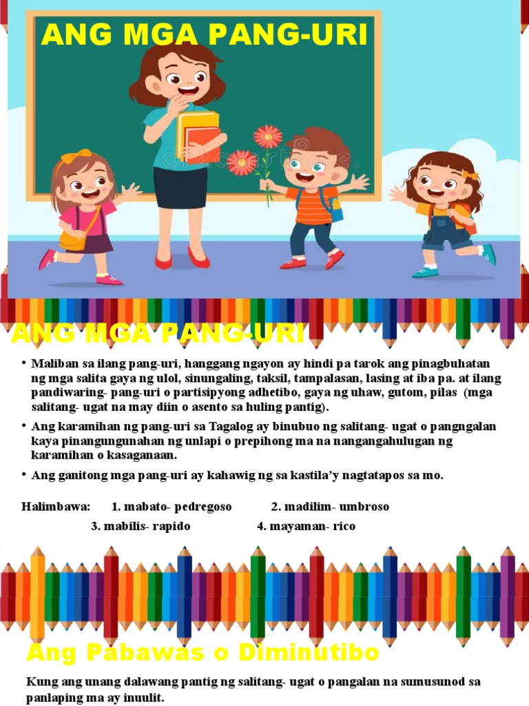 Ang Mga Pang-Uri | PDF