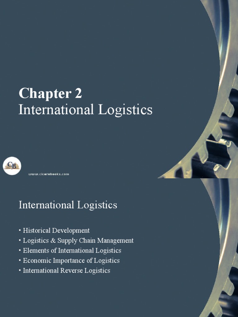 International Logistics | PDF | Logistics | Supply Chain Management