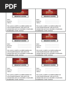 Lunch Coupon Voucher Template | PDF | Lunch | Meal