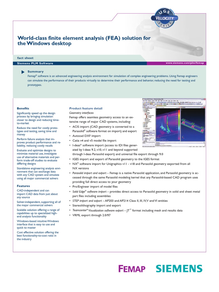 World-Class Finite Element Analysis (FEA) Solution For The Windows ...