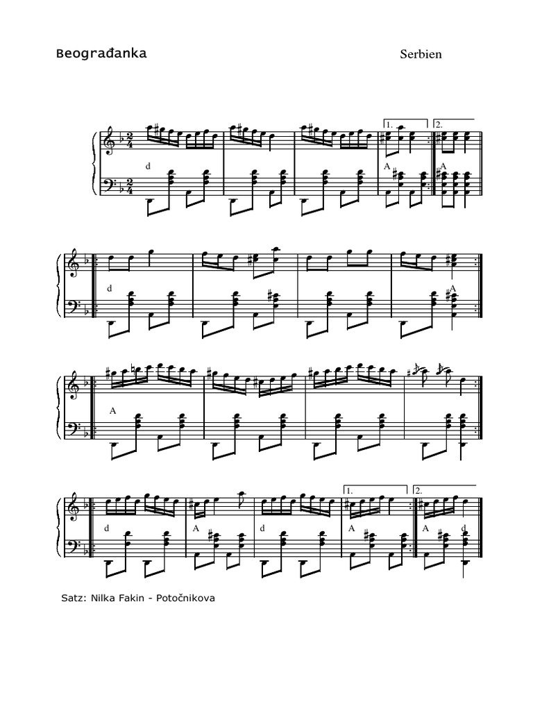 Beogradjanka Kolo PDF | PDF
