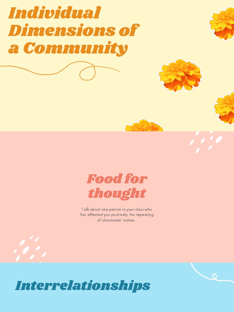 Individual and Structural Dimensions of A Community | PDF