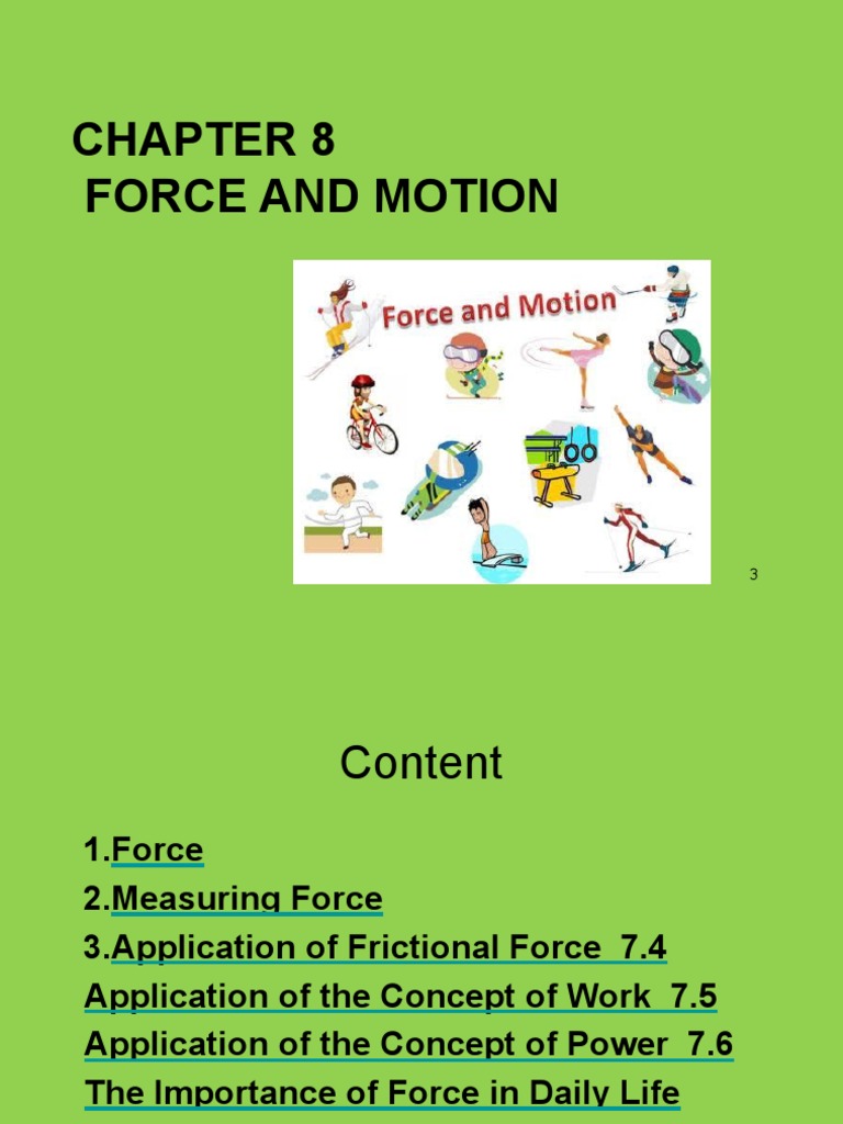 Form 2 Chapter 8 Force An Motion | PDF | Weight | Buoyancy