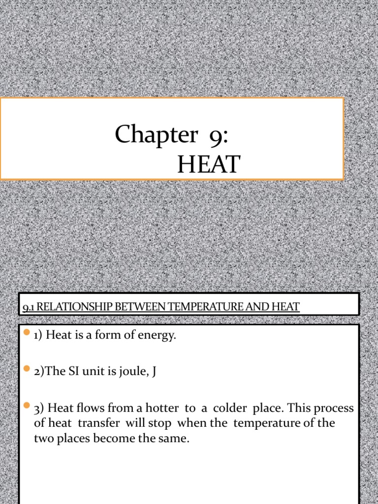 Chapter 9: Understanding Heat Transfer | PDF | Heat Transfer | Convection