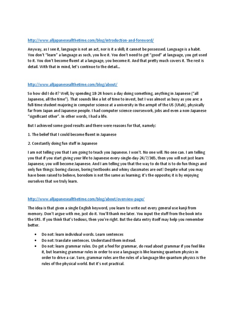 Summary AJATT | PDF | Learning | Cognition