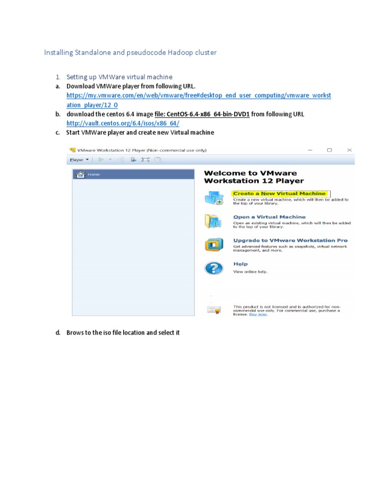 Installing Standalone and Pseudocode Hadoop Cluster: 1. Setting Up ...