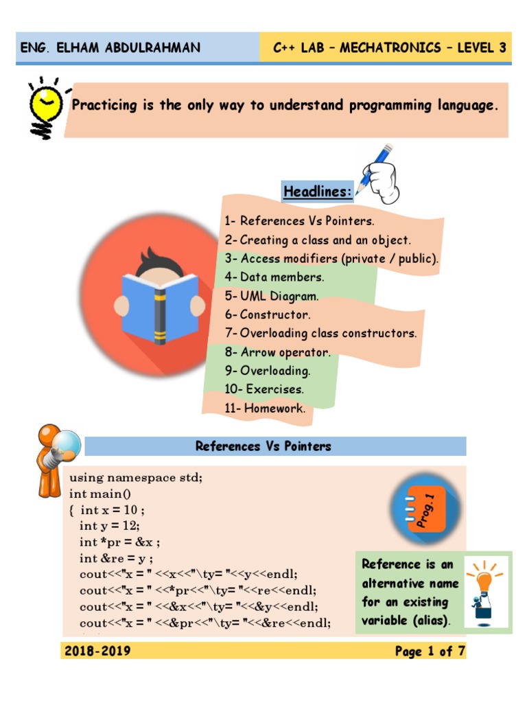 C++ Lab2 - 2018-2019 | PDF | C++ | Notation