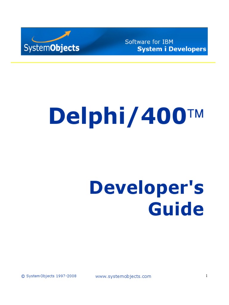 PP Delphi400 Developersguide PDF | PDF