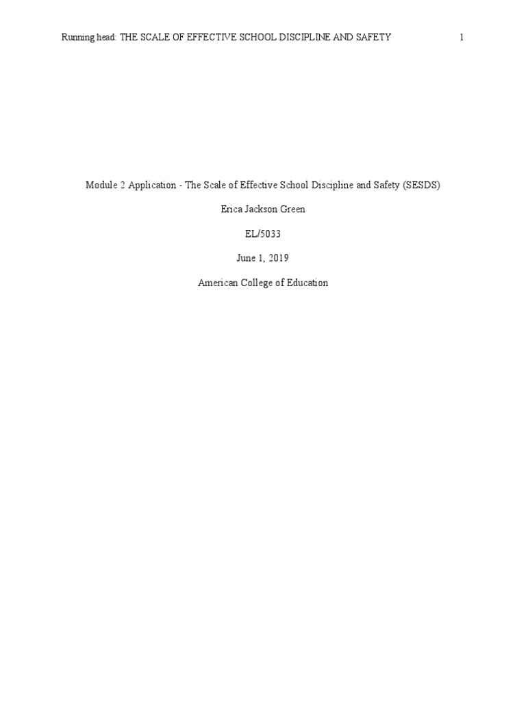 Module 2 Application | PDF | Classroom Management | Teachers