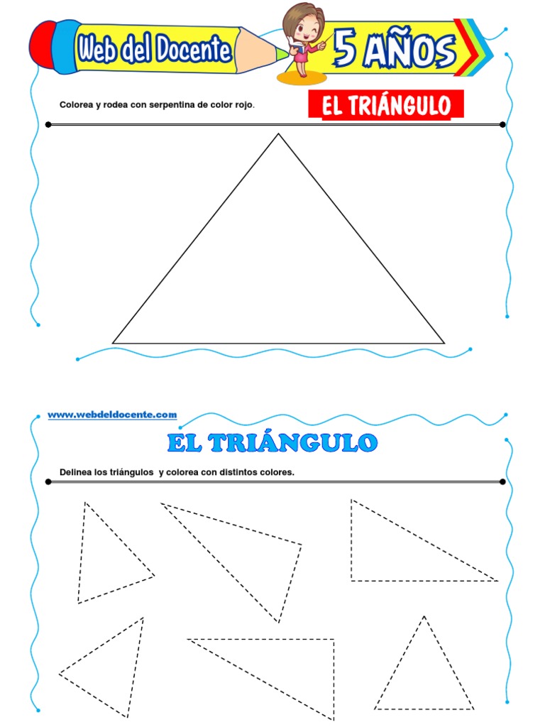 El Triángulo para Niños de 5 Años | PDF