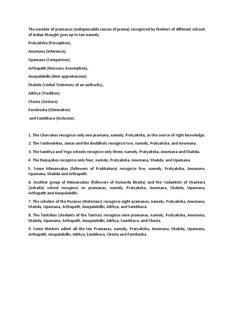 10 Pramana | PDF