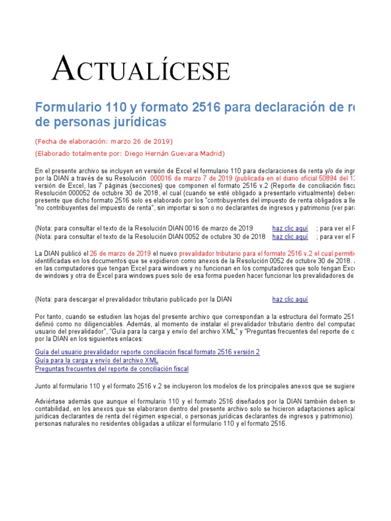 f-110 Explicacion | Descargar gratis PDF | Impuestos | Impuesto sobre ...