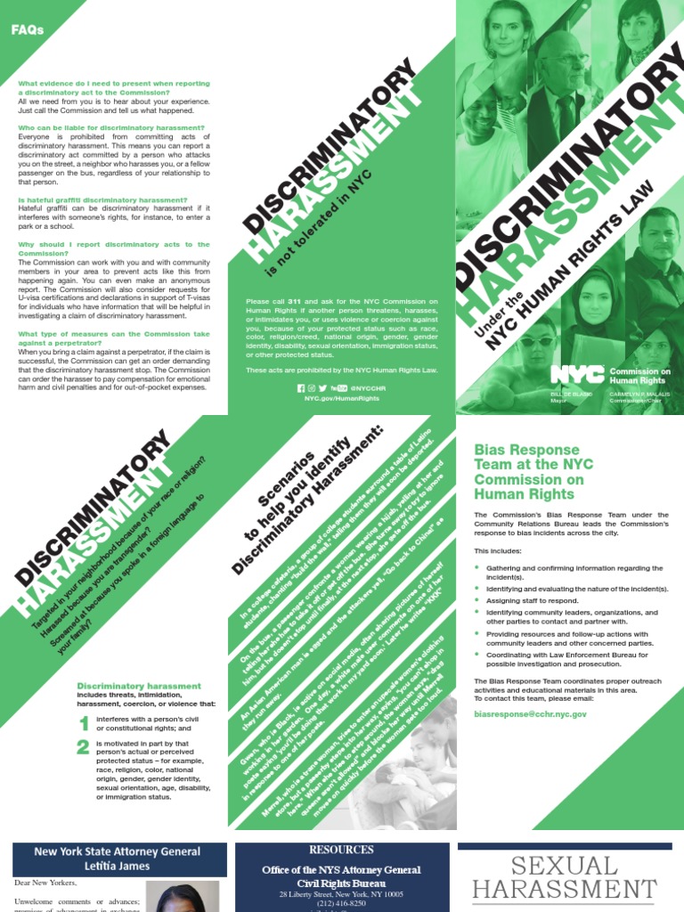 Brochures | PDF | Sexual Harassment | Prejudice And Discrimination