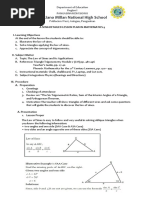 Detailed Lesson Plan in Grade 8 Pythagorean Theorem | PDF | Mathematics | Elementary Geometry