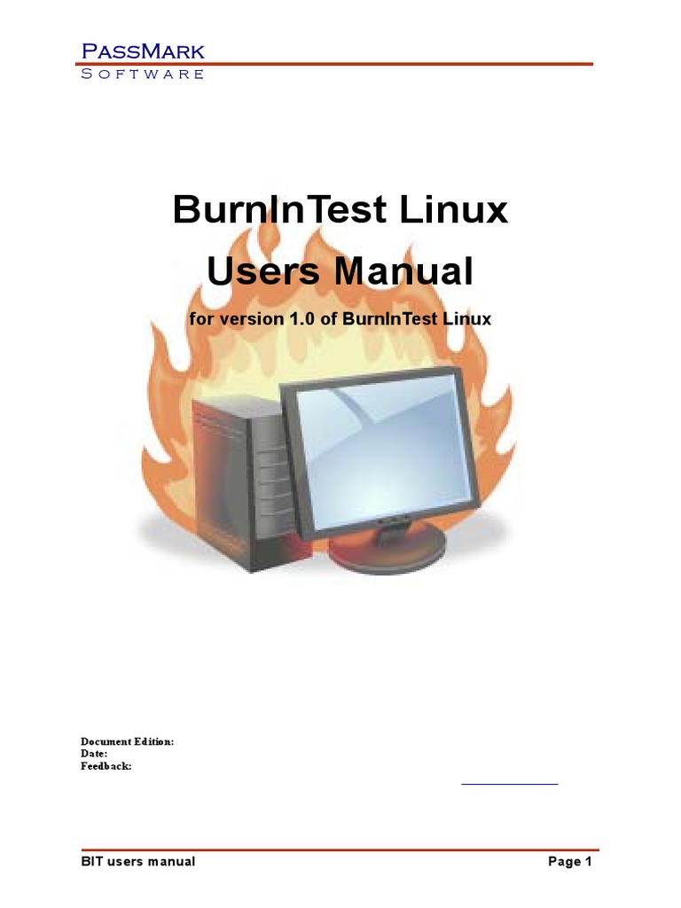 Burnintest Linux Users Manual: Passmark | PDF | Internet Protocols ...