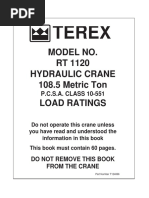 Grove RT880E Lifting Charts | PDF | Crane (Machine)