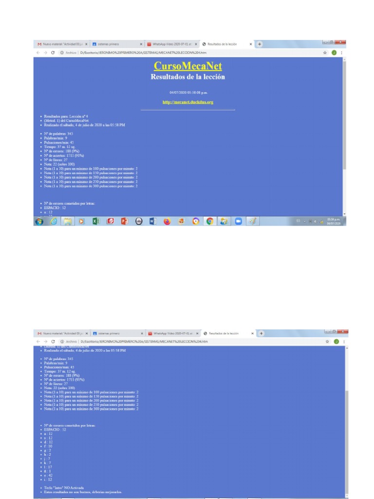 Mecanet Leccion 4 | PDF
