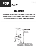 Aiphone JP-4MED Installation Guide | PDF | Alternating Current | Power Supply