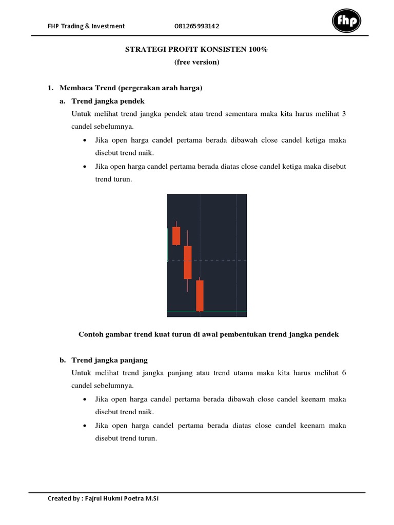 Strategi Trading Binomo Profit Konsisten | PDF