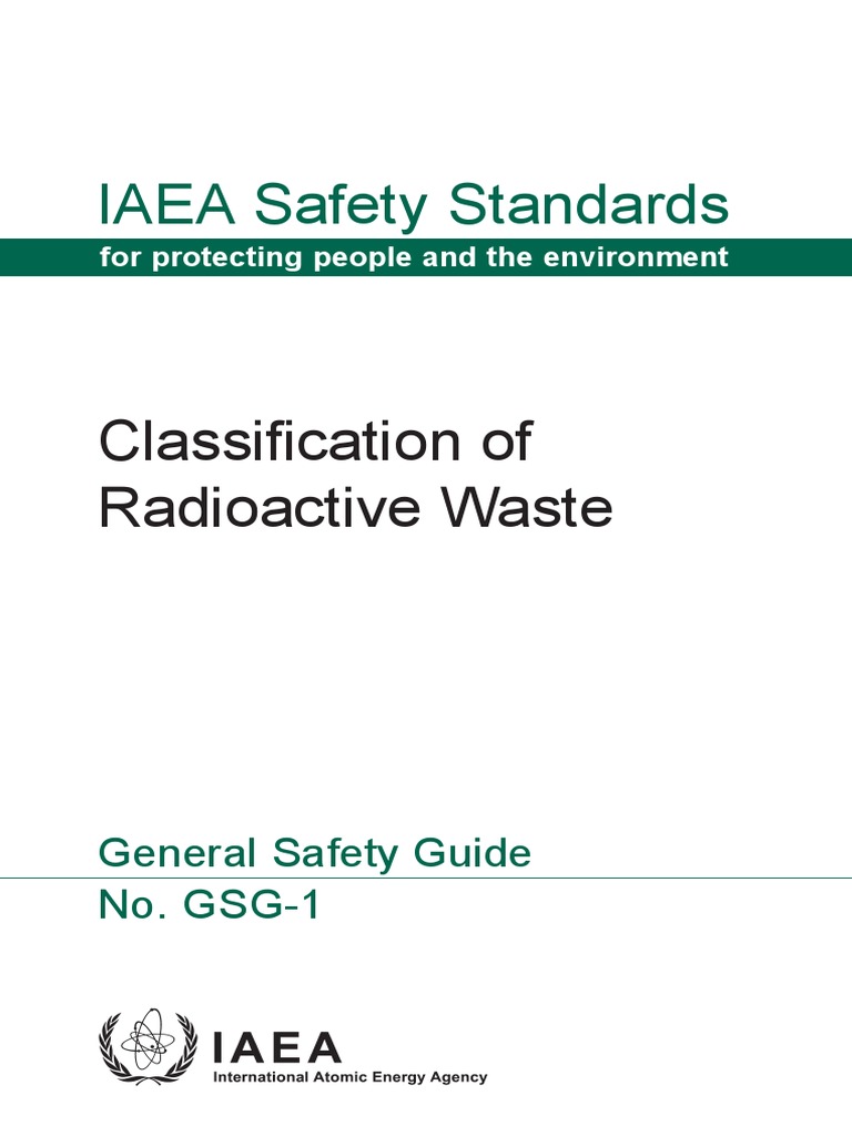 IAEA Safety Standards: Classification of Radioactive Waste | PDF