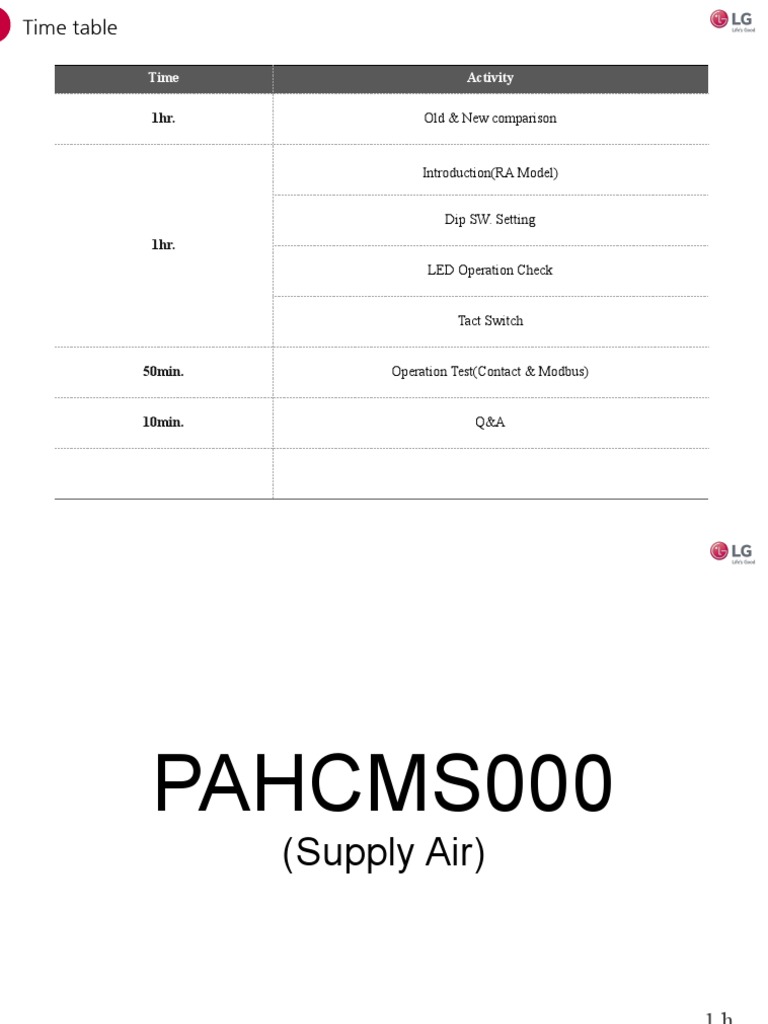 (Control Biz.) 18 - Jan - PAHCMR000 - PAHCMS000 (SA) | PDF | Equipment ...