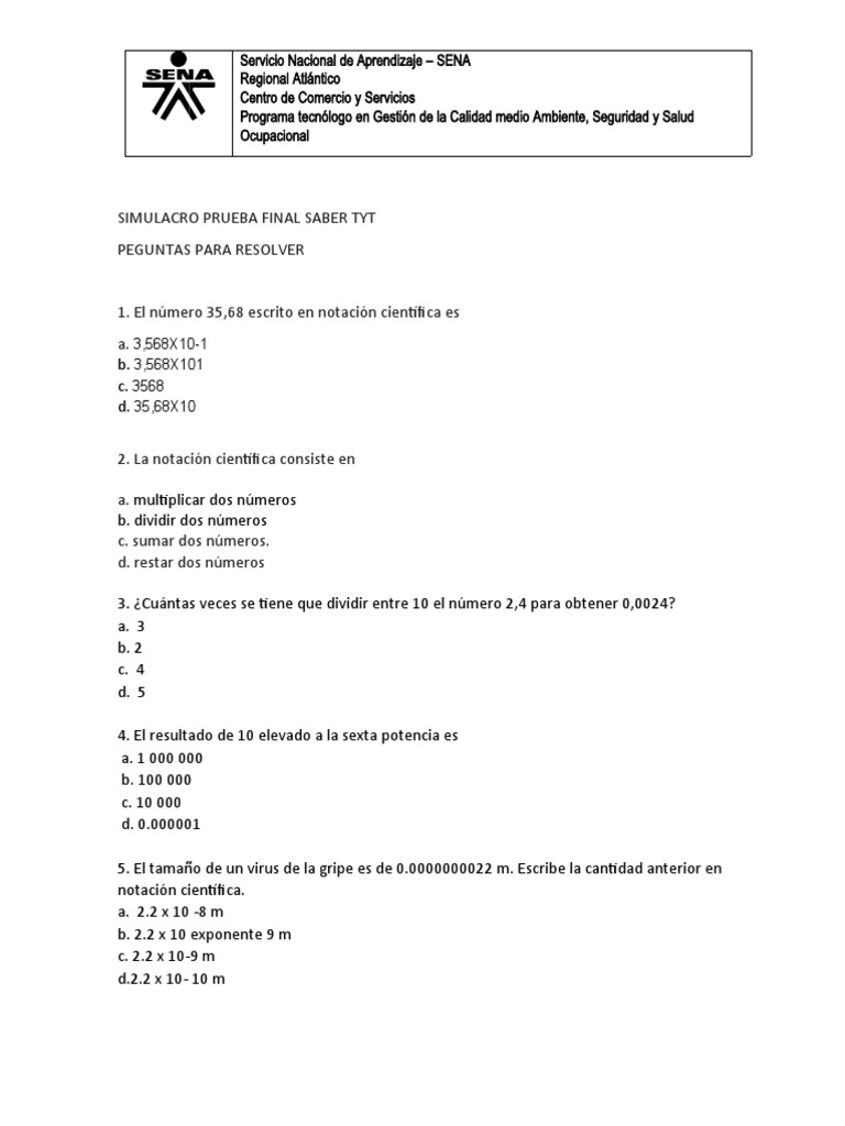 Simulacro Prueba Final Saber Tyt | PDF | Triángulo | Rectángulo