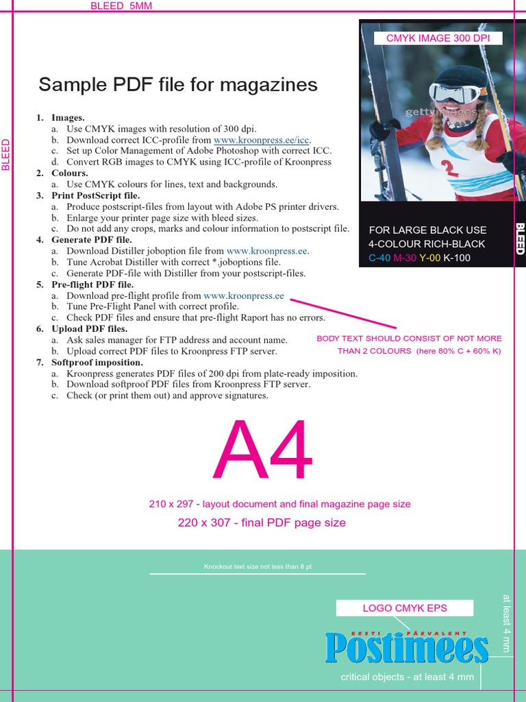 Guidelines for Preparing Print-Ready PDF Files for Magazine Printing ...