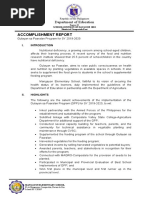 GPP Accomplishment Report 2024-2025 | PDF | Food Security | Vegetables