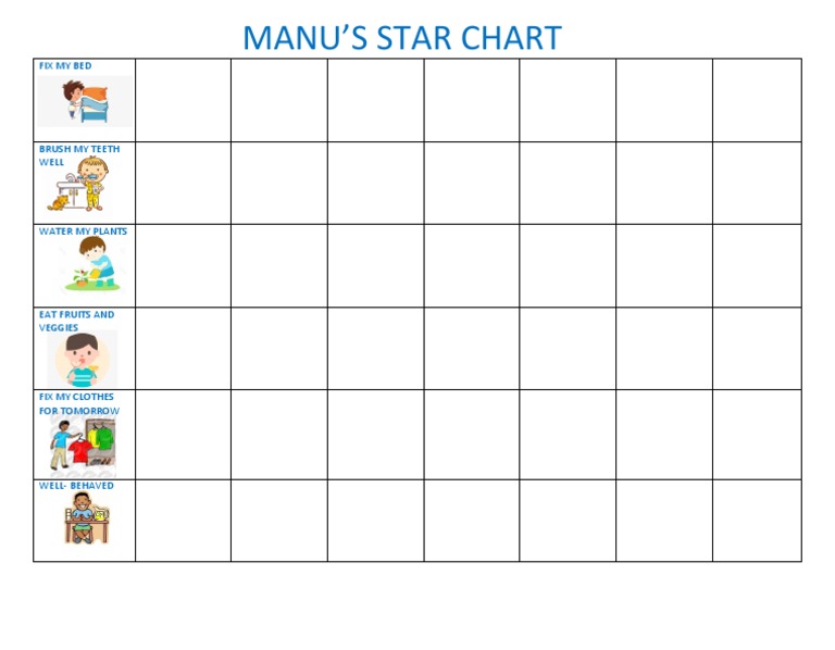Star Chart For Children | PDF