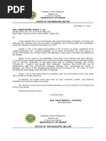 Request Letter To DPWH | PDF | Government | Philippines