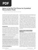 Normal Saline: Uses and Guidelines | PDF | Saline (Medicine) | Electrolyte