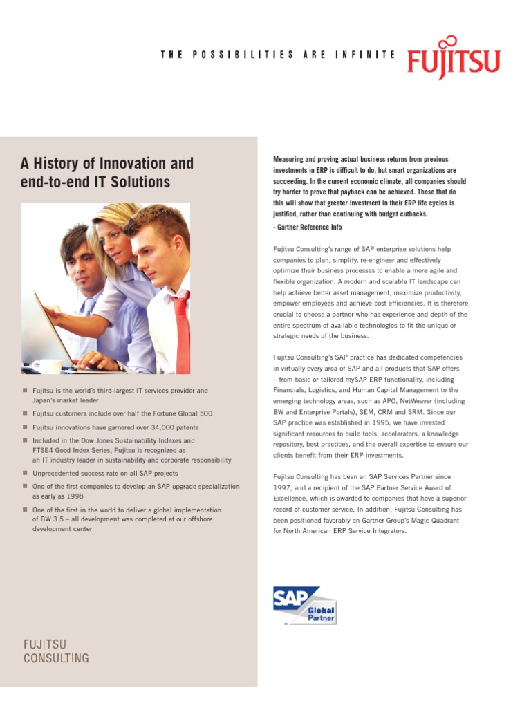 SAP Brochure | PDF | Sap Se | Enterprise Resource Planning