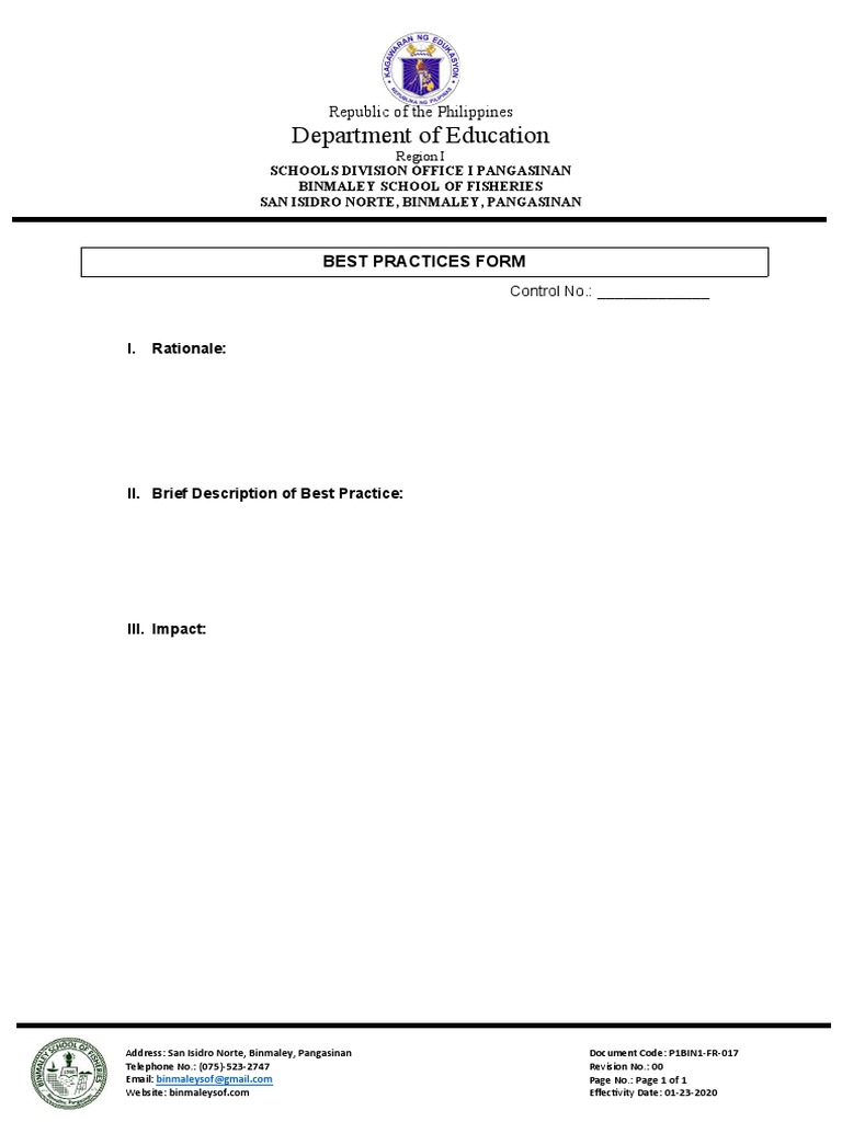 Best Practices in Binmaley Fisheries | PDF