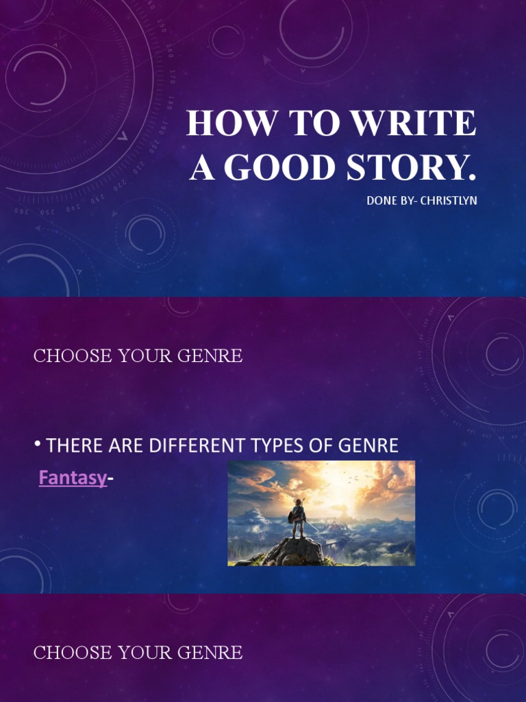 How To Write A Good Story | PDF