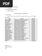 Monthly Payroll Barangay Officials | PDF | Government | Public Finance